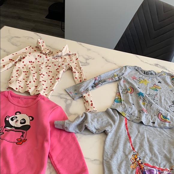 Shirts & Tops | Colorful Kids Long Sleeve Tops Set | Poshmark